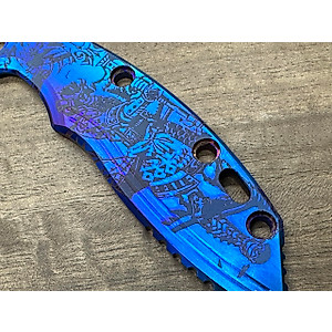 Metonboss SAMURAI Flamed Titanium scale for XM-18 3.5 Hinderer