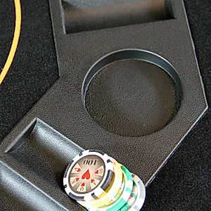 IDS 4-Fold 63" Poker Blackjack Table Top with Chips Trays