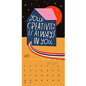 The Beginning Is Now Calendar 2023: Motivation, Art, and Daily Organization