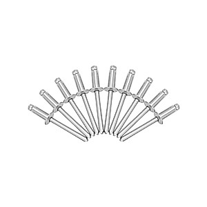 QWORK Stainless Steel Blind Rivets, 500 Pcs 3/16" x 1/2" Rivets