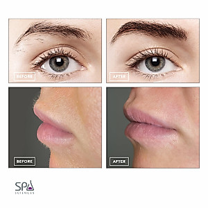 SPA SCIENCES - AIVA - The 2-in-1 Facial Hair Remover & Eyebrow Trimmer with Built-in LED Lights