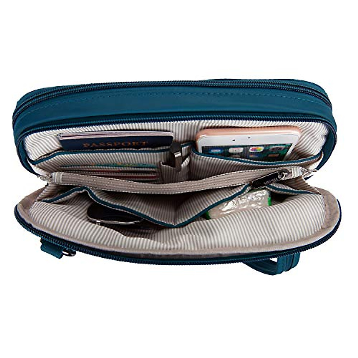 Travelon Anti-Theft Tailored East/West Organizer Chrossbody