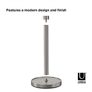 Umbra Cappa Paper Towel Holder, Nickel
