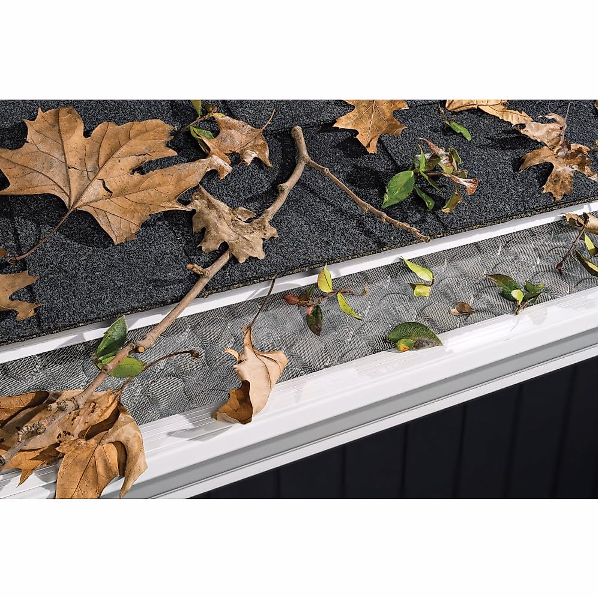 HydroShield Snap Fit Gutter Guard Sample (6in.)