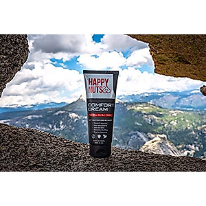 Happy Nuts Bundle - One tube of Happy Nuts Sweat Defense and Odor Control - Comfort Cream Lotion for Men and One Bar of Happy Nuts Man Slab Bar Soap - Natural Men's Bar Soap for Men with Cedarwood