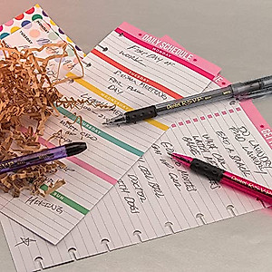 Pentel RSVP Medium Point Pens - Ballpoint - 1.0 mm - Clear Barrel - Assorted Ink Colors, Pack Of 16