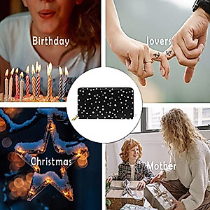 Women's Polka Dot Long Wallet, Zippered Coin Purse, Leather Clutch Wallet