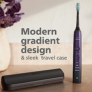 Philips Sonicare 9000 Special Edition Rechargeable Toothbrush, Black/Purple, HX9911/91