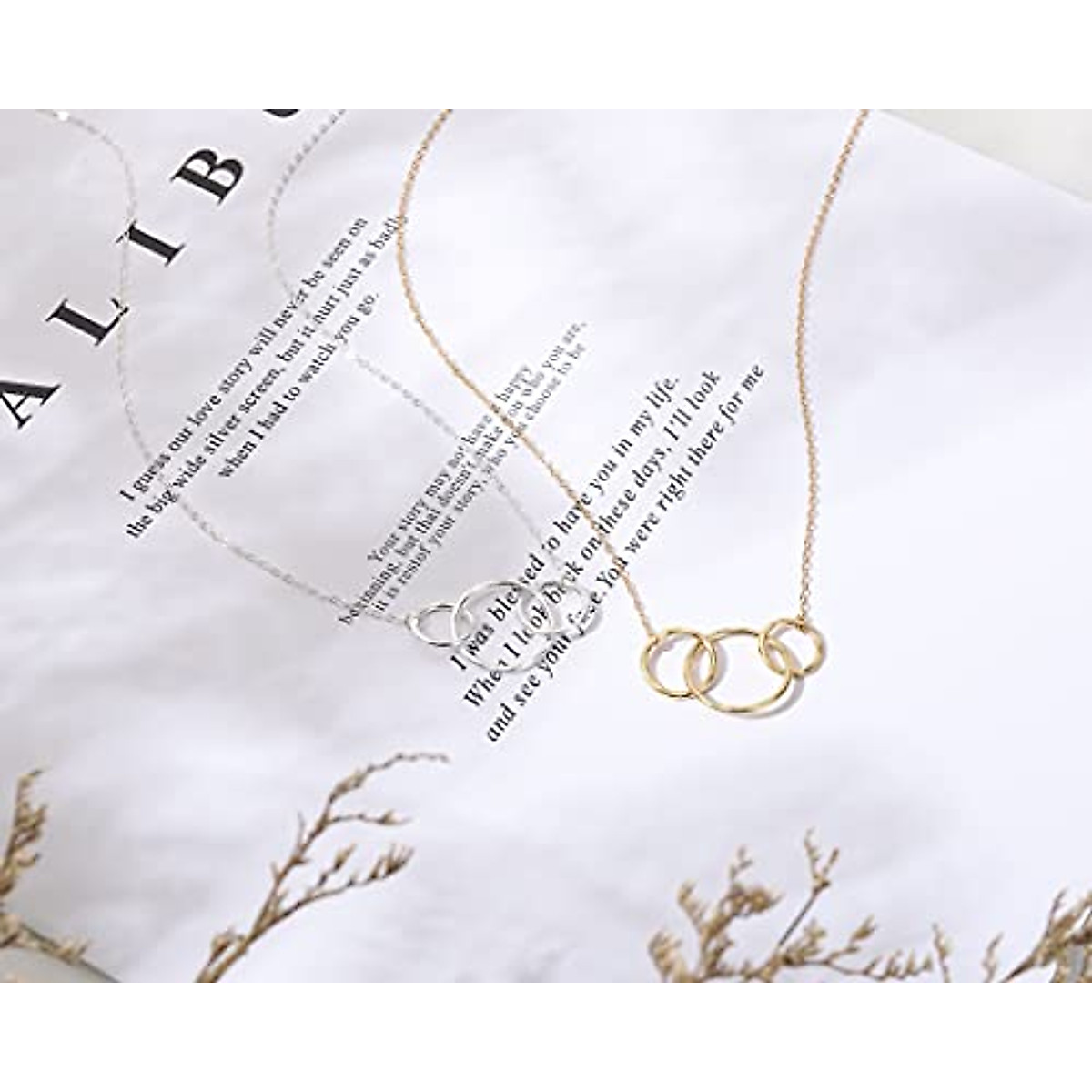 HOPE LOVE SHINE Twins Miscarriage Necklace - Twins Memorial Necklace for Mothers - Remembrance Jewelry for Healing and Comfort - Miscarriage Gifts for Mothers in Grief - Sterling Silver Necklace