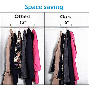 MISSLO 20 Pack Metal Hangers Heavy Duty Stainless Steel Hangers for Clothes Closet Coat Clothing Suit Shirt, 16.4 Inch