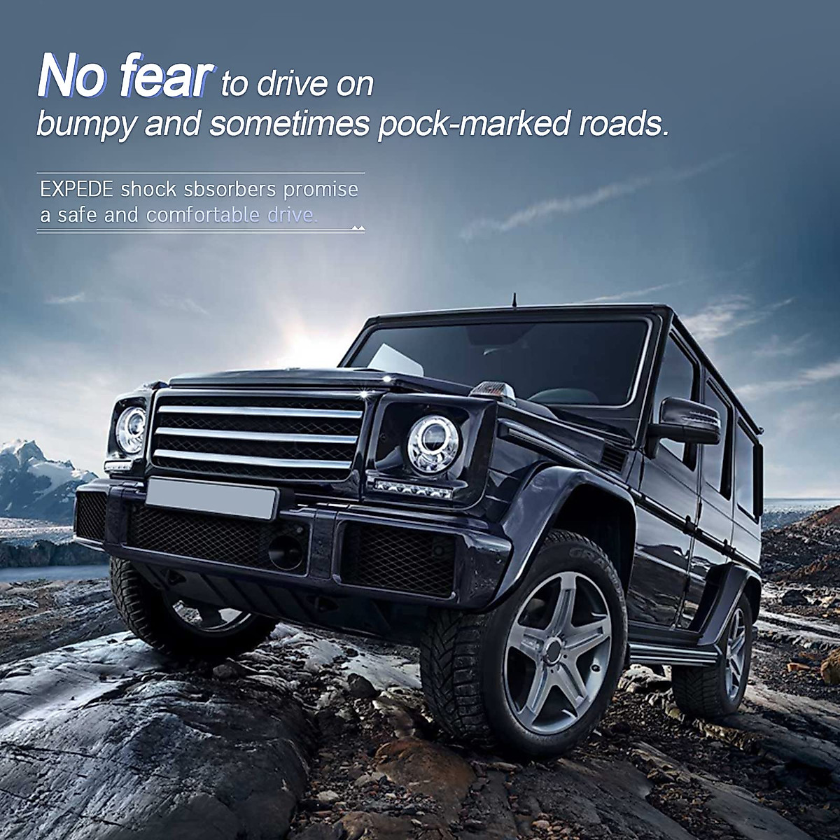 EXPEDE - Front Shock Absorber Kit fit for 4WD 1997-2003 Ford F-150 1997-2002 Ford Expedition