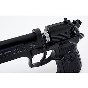 Beretta M 92 FS All Metal .177 Caliber Pellet Gun Air Pistol, Black, One Size