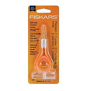Fiskars Fingertip Precision/Detail Knife with Standard No. 11 Blades 5/Pkg
