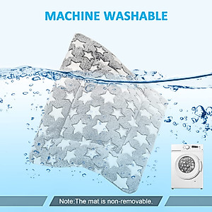 Kigmmro Dog Bed Mat, Machine Washable Pet Bed Pad for 30-inch Kennel, Reversible Dog Crate Pad for Medium Small Dogs, Portable and Soft Pet Bed Mat