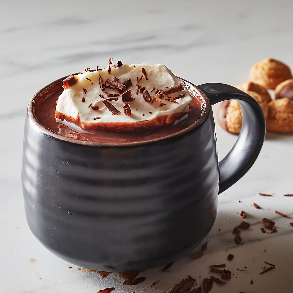 Franzese Italian Traditional Hot Cocoa Mix - Imported from Italy, 9 Oz Tin, Gluten-Free, Non-GMO, Enjoy as Gourmet Sipping Chocolate or Traditional Cocoa, Good for Baking, 1 Giftable Tin, 10 Servings