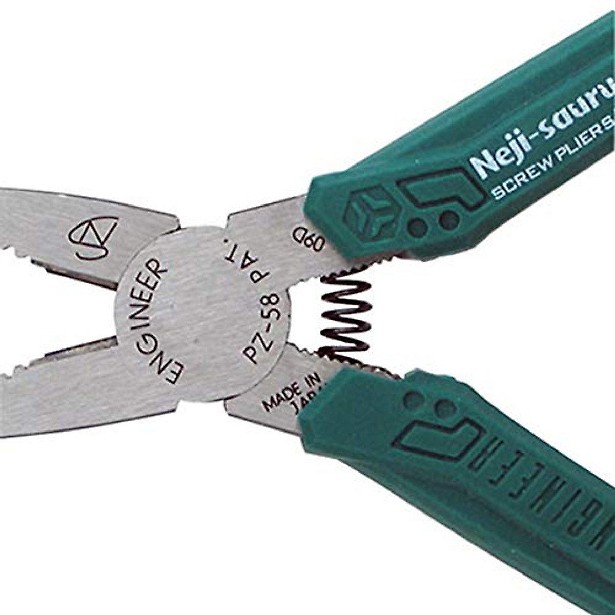 ENGINEER PZ-58 Screw Removal Pliers Extractor Pliers (Combination Pliers), with unique non-slip jaws for quickly removal of damaged or rusted fasteners