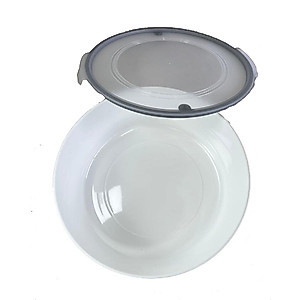 Food Storage Containers for Airtight Plastic Containers, Refrigerator Food Fresh-Keeping for Lunch Box Containers Pantry and Kitchen Organization Snack-Cookie Containers Lid Round Made in TURKEY 2,1LT