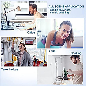 Wireless Earbuds,Bluetooth 5.1 Earbuds in Ear with Noise Cancelling Mic,Hi-Fi Stereo Bluetooth Headphones 30H Playtime IPX6 Waterproof Earphones,Pop-ups Auto Pairing Headset for Sport Home Office