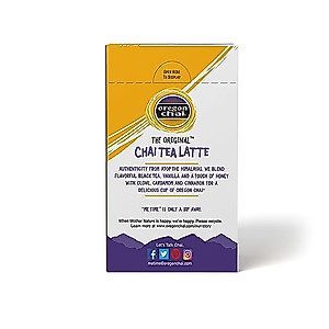 Oregon Chai Original Dry Chai Latte Mix, 8 Count (Pack of 1)
