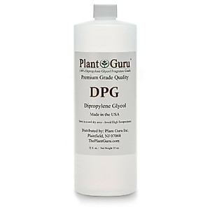 Plant Guru Dipropylene Glycol DPG 32 fl. oz. - Fragrance Grade Carrier Oil - Great for Incense Making, Perfume and Body Oils.