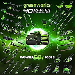 Greenworks 40V 24" Cordless Hedge Trimmer, 3.0Ah Battery and Charger Included