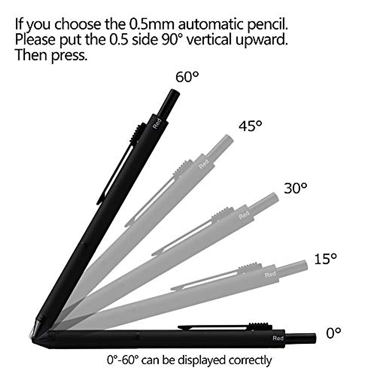 DUNBONG 4 in 1 Multicolor pen, Metal Cased Multifunction Pen, 0.5mm Mechanical Pencil, Red Ball Pen, Blue Ball Pen and Black Ball Pen, 1-Count (Black)