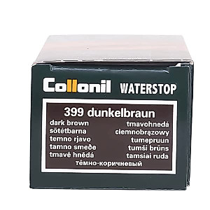 Collonil Dark Brown Cream Revives Color, Waterproofs, Cleans, and Conditions All Leather Shoes & Handbags