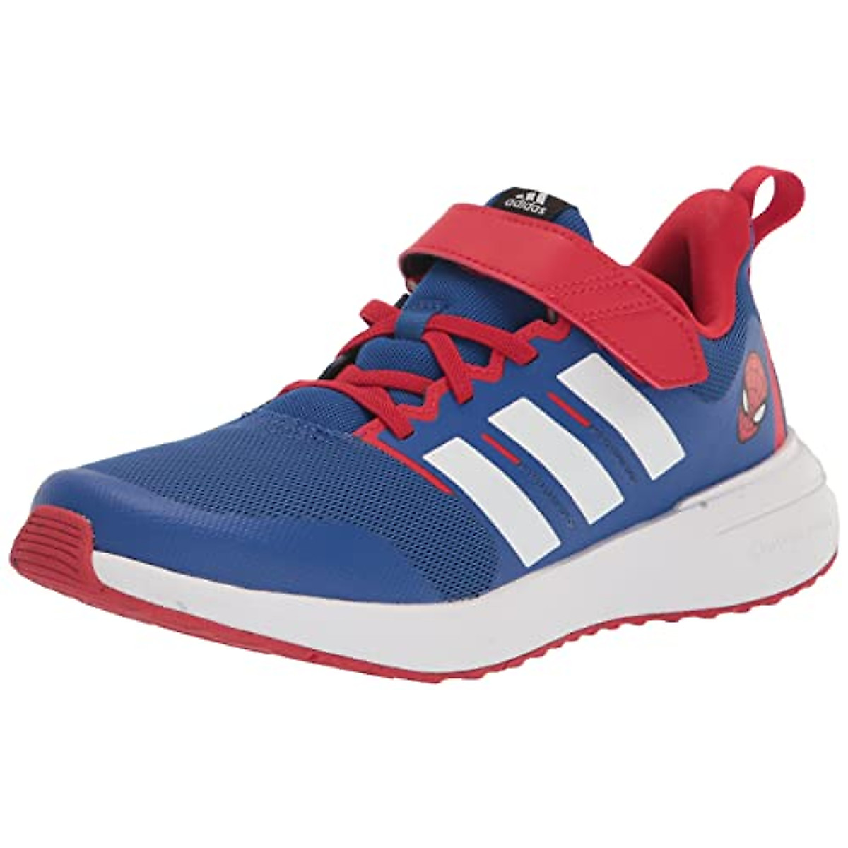 adidas Kids Fortarun 2.0 Running Shoe, Team Royal Blue/White/Better Scarlet (Spider-Man), 7 US Unisex Toddler