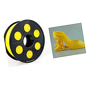 Baluue 3D Printers Filament Printer Effective Yellow for Pla Environmental Shiny Professional Silk Changing Printing Random Spool Material DIY Widely - Mm D Typeyellow 3D 3D Printer