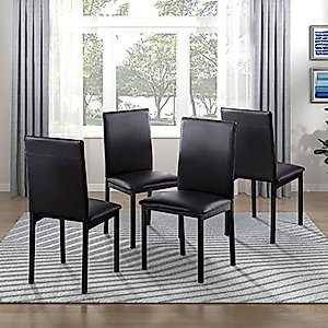 Lexicon Archglen Dining Chair (Set of 4), Black