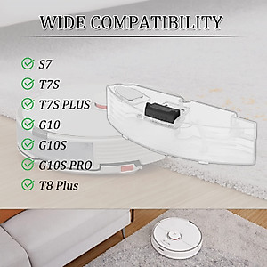 Garbage fighter Electric Control Water Tank Compatible With Roborock S7 /T7S /T7SPLUS /G10 Robot Vacuum Cleaner Accessories Parts
