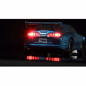 1:76 Turbo Racing C61/C62/C63 Remote Control Drift Car 2 Wheel Drive 2WD Scale 1:76 Proportional RTR Kit Toys (C61)