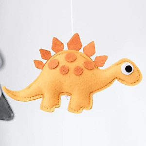 Vlokup Dinosaur Baby Crib Mobile, Dino Baby Mobile, Neutral Nursery Mobile Decoration for Pack N Play, for Baby Boy & Girl