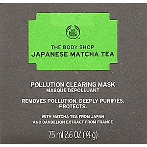The Body Shop Japanese Matcha Tea Pollution Clearing Face Mask, 2.6 Fl Oz (Vegan)