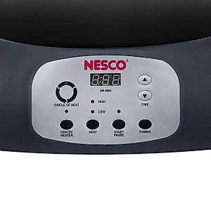 NESCO ITR-01-13, Digital Infrared Upright Turkey Roaster, Oil Free, 1425 Watts, Black