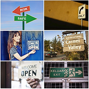 36 Pieces Large Alphabet Letter Stencils Number Stencils Reusable Letter Stencils for Painting on Wood Wall Fabric Rock Chalkboard Glass (3 Inches)