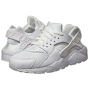 Nike Boy's Huarache Run (Big Kid) White/White/Pure Platinum 4 Big Kid M