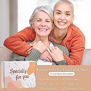 Get Well Soon Gifts for Women, Care Package Gift Feel Better Basket，Personalized Gifts After Surgery Recovery Gift Thinking of You Box with Blanket Coffee Tumbler for Women Friends Female