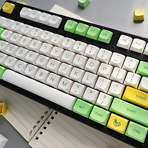 Gliging 124 Keys Keycaps XDA Profile Dye-Sub Personalized Theme Gaming Keycap for Cherry Mx Switch Mechanical Keyboard