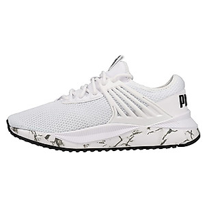 Puma Womens Pacer Future Marble Training Sneakers Shoes - White - Size 6 M