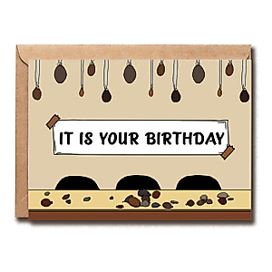 OystersPearl It Is Your Birthday Card - The Office Birthday Card - Dwight Jim Birthday Card Funny Office - Mouse Cave Birthday Card - Happy Birthday Card