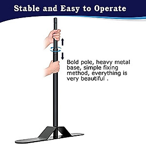 INNOVSIGN 8x10 ft Adjustable Backdrop Banner Stand, Heavy Duty Telescoping Step and Repeat Background Stand for Photography Backdrop and Trade Show Display (Thick)