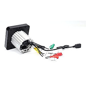 Audio Systems Marine Gauge Receiver - Weatherproof, 4-inch Display Screen, Built-in Amplifier, Bluetooth, Digital Media MP3 Player, No CD Player, USB Port, AM/FM Radio