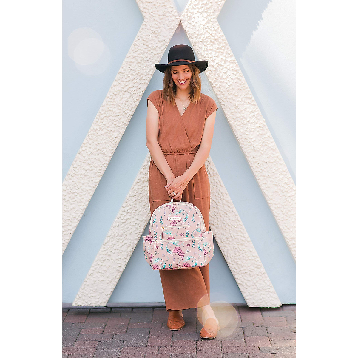 Petunia Pickle Bottom Ace Backpack | Diaper Bag | Diaper Bag Backpack for Parents | Baby Diaper Bag | Stylish and Spacious Backpack for On-the-Go Moms and Dads | Little Mermaid