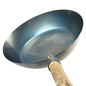 Bush Craft 10-03-orig-0006 Bonfire Frying Pan, Deep