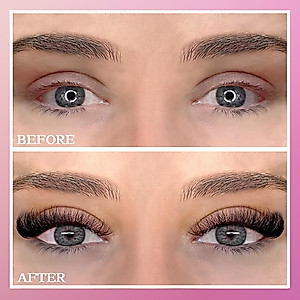 SLSXNL Fluffy Lash Clusters D Curl Individual Lashes 10-16MM 30D 40D Eyelash Clusters 240pcs Cluster Eyelash Extensions 10mm+12mm+14mm+16mm Mix 0.07mm Natural Wispy False Eyelashes