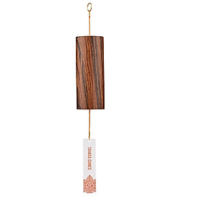 Mowind Chakra Chimes Natural Bamboo Wind Chimes Meditation Chord Windchime Wind Bell for Home Decoration Zen Mindfulness Sacral Chakra