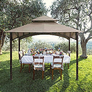 Ontheway 10FT x 10FT Replacement Canopy roof, Model L-GZ136PST for Target Madaga Gazebo