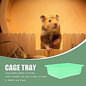 iplusmile Pans Nest Dogs Kennels Cage House Mice Crate Bedding Tray Crates Trainer Rabbits Small Animal Bottom Chinchillas Floor Replaceable Rat Habitats Cages Replacement Light Cat Gerbil