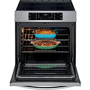 Frigidaire FGIH3047VF 30" Gallery Series Induction Range with Air Fry 4 Elements 5.4 cu. ft. Oven Capacity Self Clean with Steam Clean Option Star K ADA Compliant in Stainless Steel
